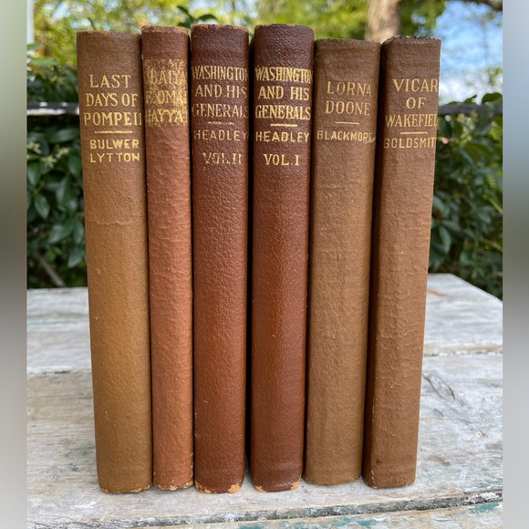 Hurst & Co | Accents | Antique Brown Book Set The Companion Books Early ...
